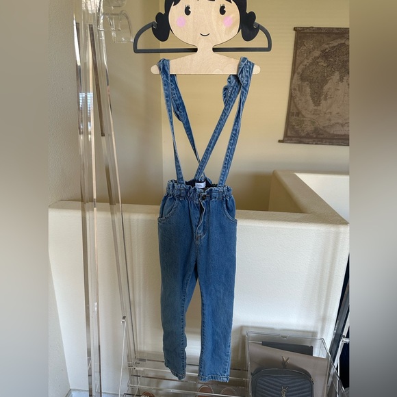 Zara | Bottoms | Euc Zara Suspenders Pants | Poshmark